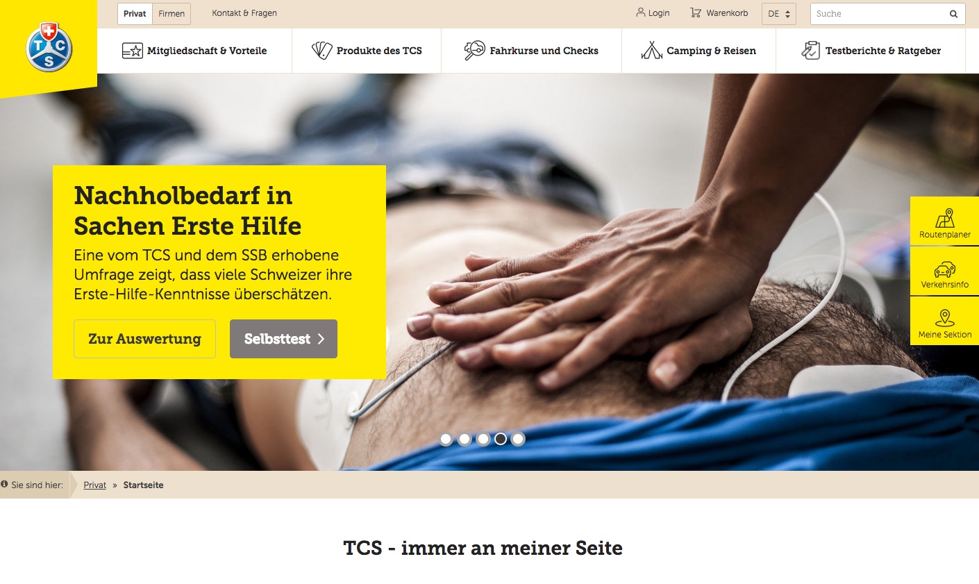 TCS lanciert Live-Chat-Beratung - kleinreport.ch