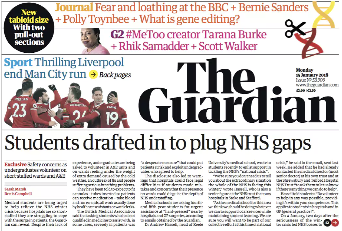 «The Guardian» verdient online erstmals mehr als mit Print - kleinreport.ch