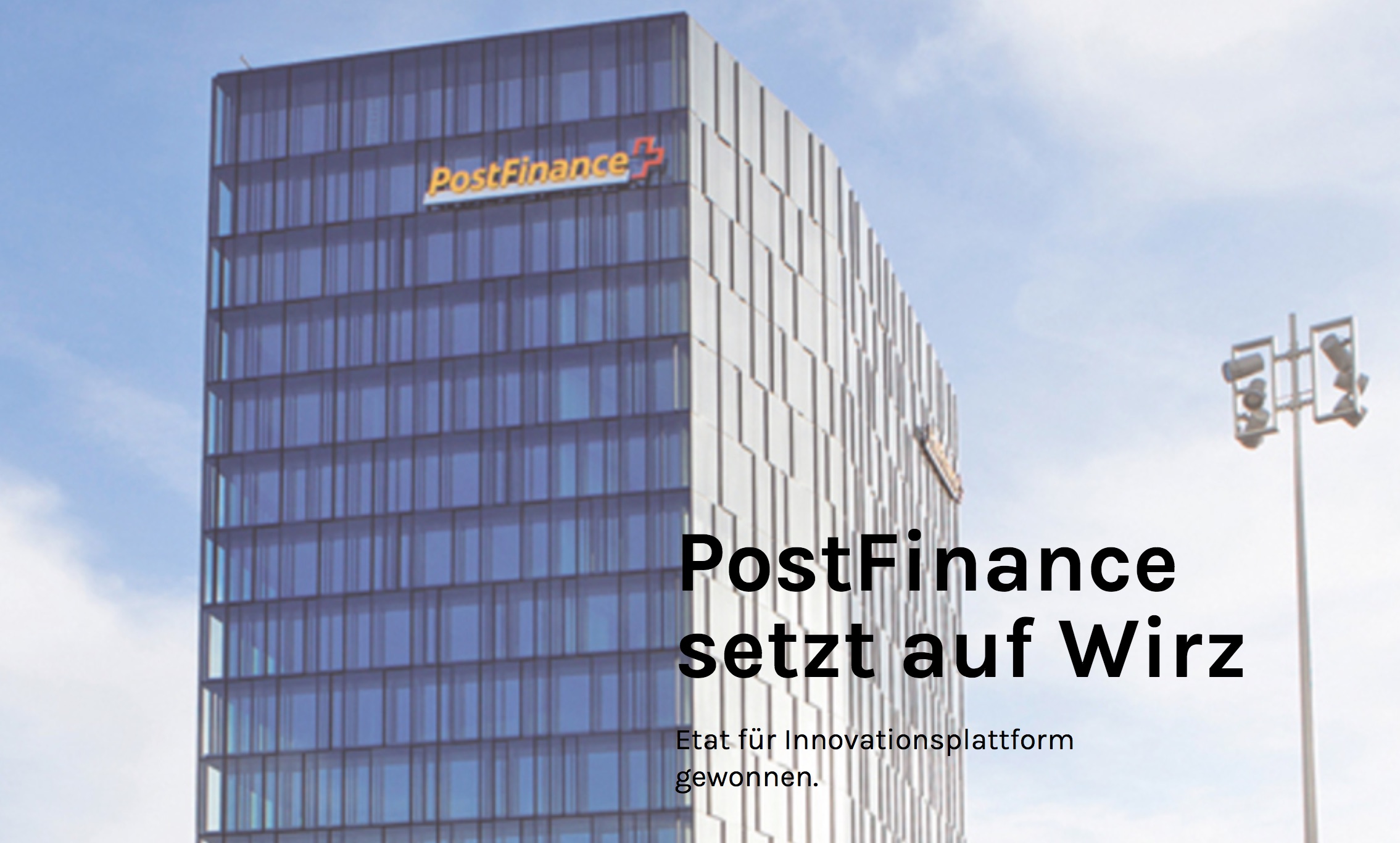 Wirz wirbt neu für PostFinance - kleinreport.ch