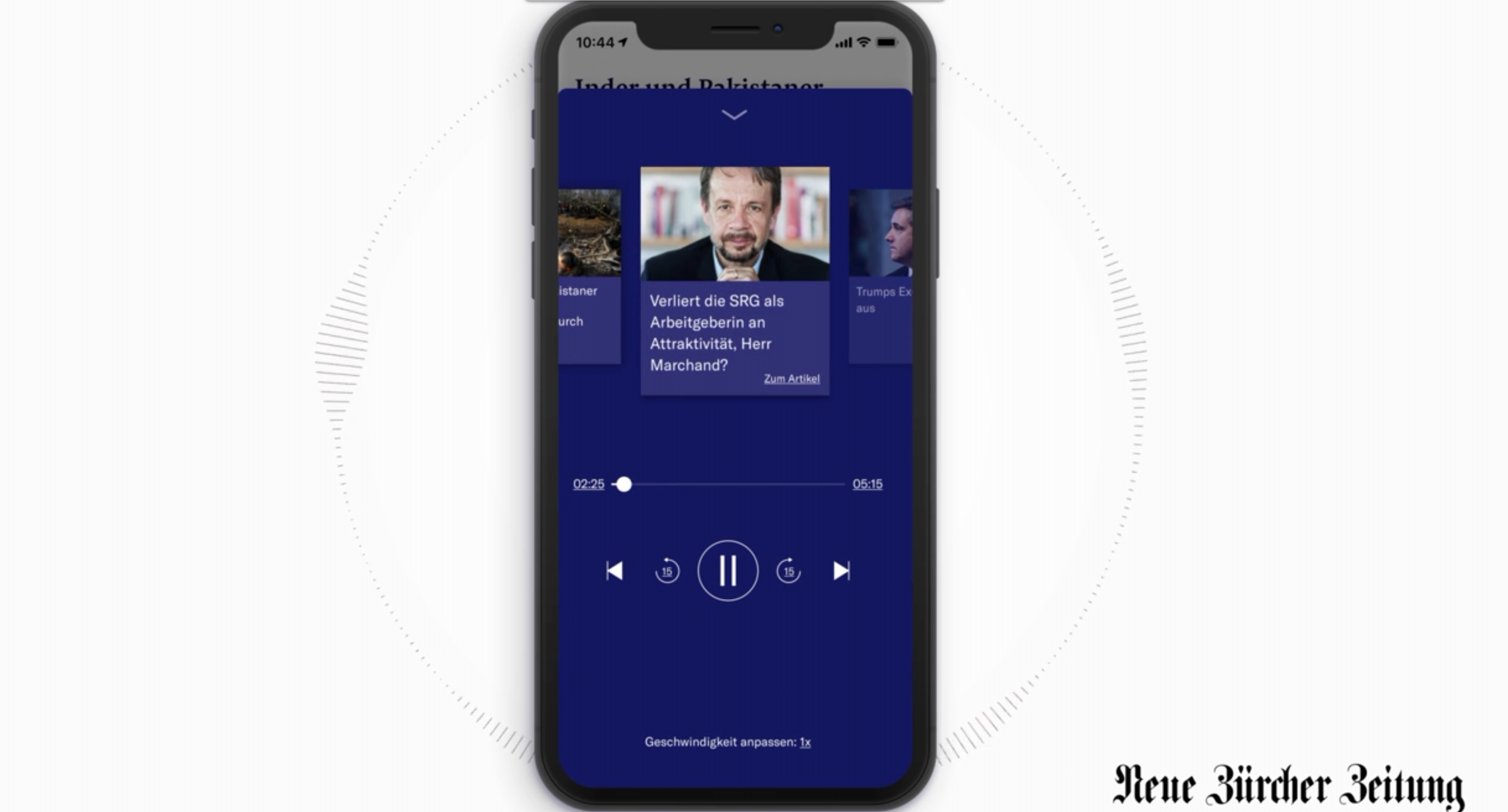 «Neue Zürcher Zeitung» gibt es jetzt auch zum Hören - kleinreport.ch