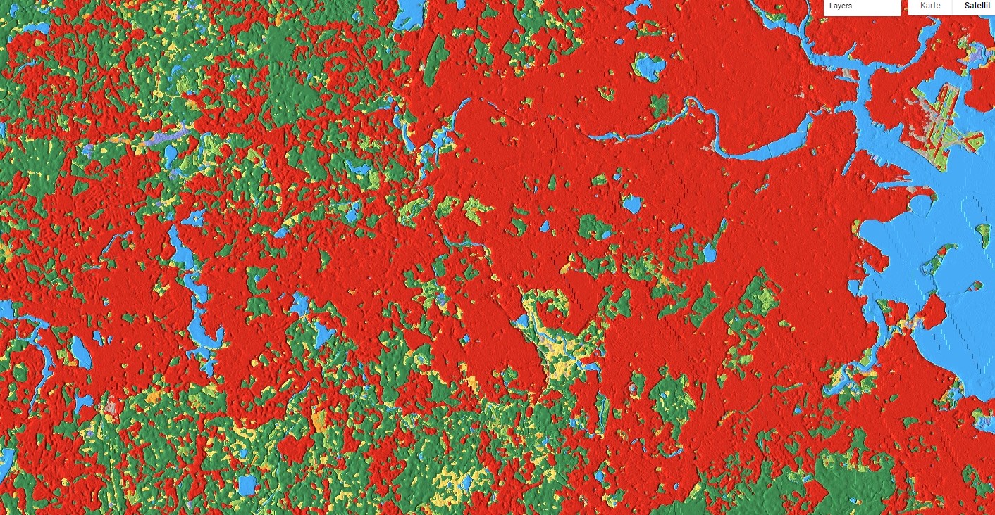 Google zeigt mit Dynamic World fast in Echtzeit Veränderungen auf dem ...